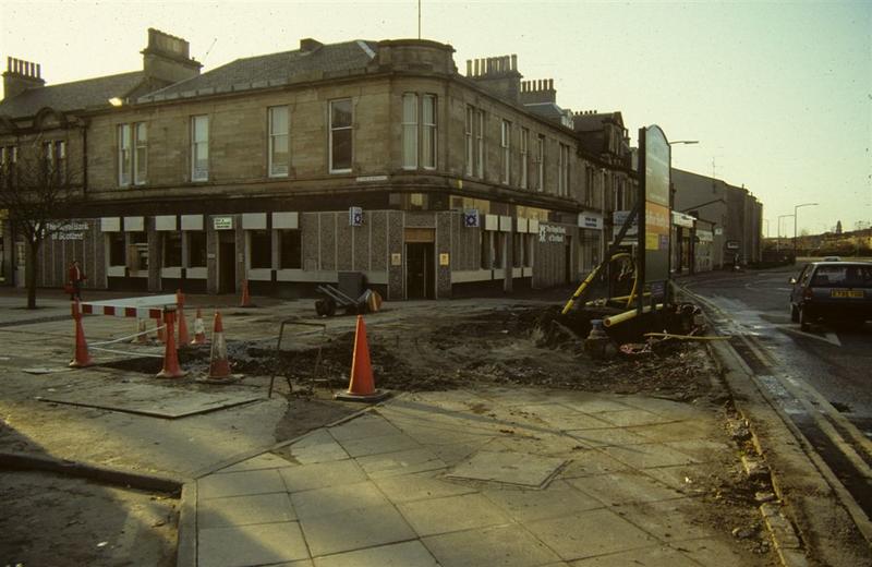 Grangemouth town centre during refurbishment - Falkirk Council
