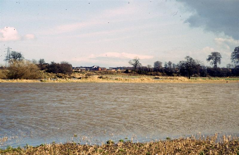 River Carron flooding at South Broomage - proposed Stadium site ...