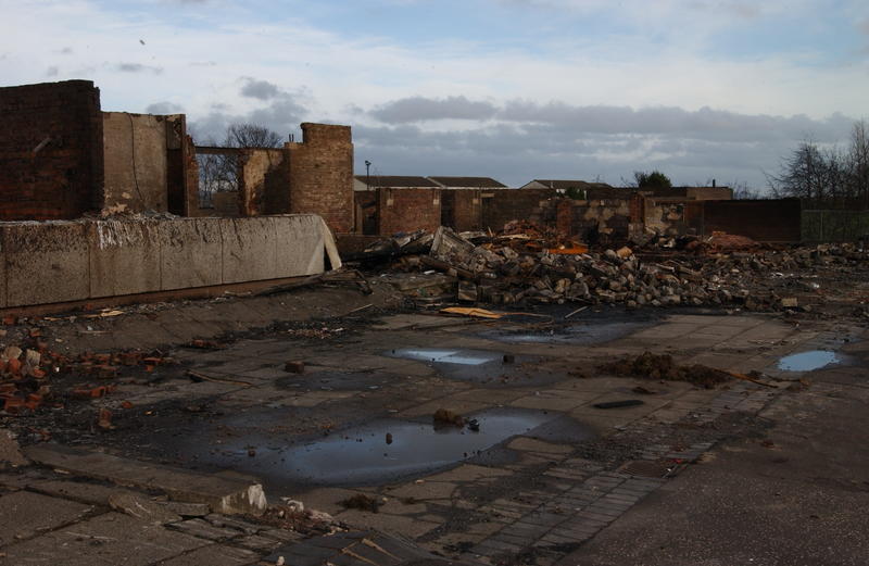 Deanburn Primary School fire damage - Falkirk Council