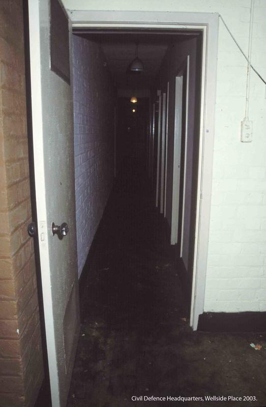 Civil defence building; interior. - Falkirk Council