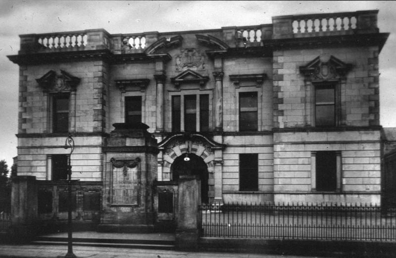 "Dobbie Hall, and War Memorial, Larbert" - Falkirk Council