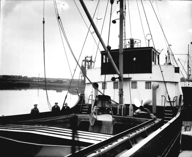 Coaster Being Unloaded At Grangemouth Docks Falkirk Council