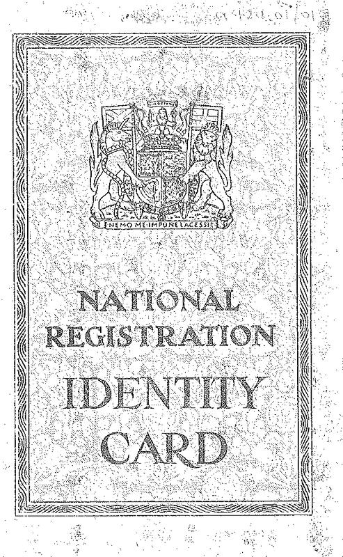 National Registration identity card - Falkirk Council