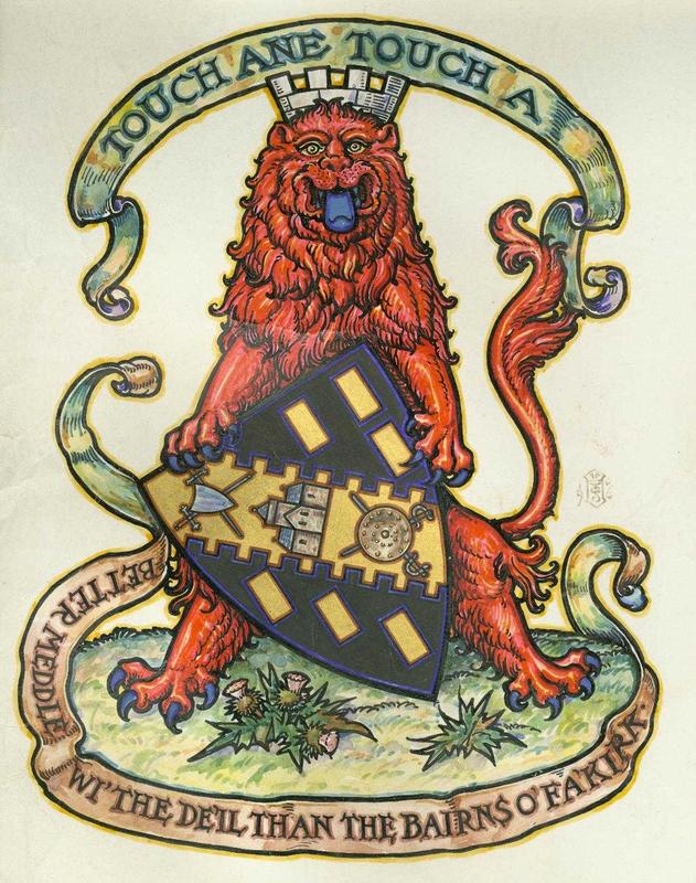 Matriculation of coat of arms - Falkirk Council