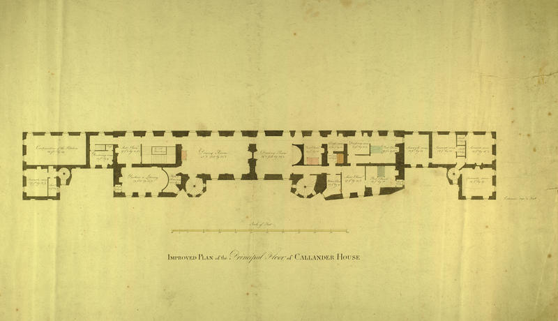 Plan of Callendar House principal floor - Falkirk Council