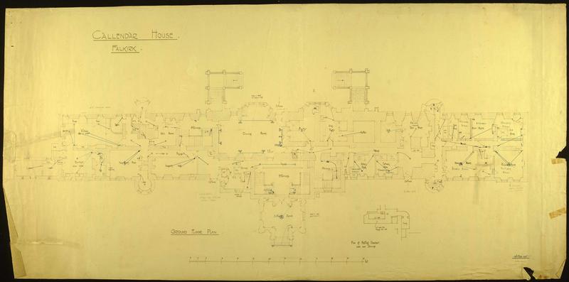 Plan of Callendar House ground floor - Falkirk Council