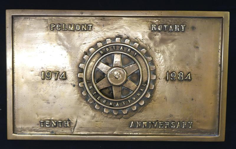 plaque; Rotary - Falkirk Council