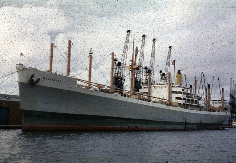 Ship 'Ben Rinnes' at Grangemouth docks - Falkirk Council