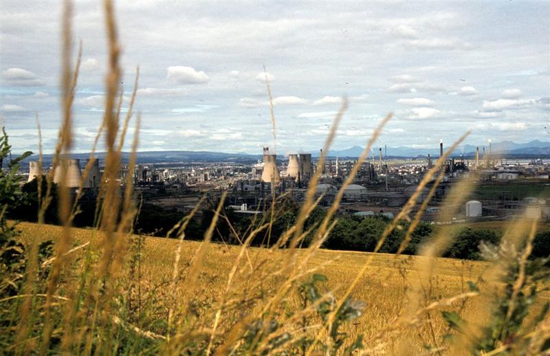 BP plant at Grangemouth, from Inveravon - Falkirk Council