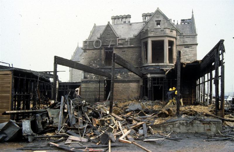 Inchyra Hotel damaged by fire. - Falkirk Council