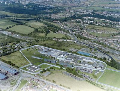 Aerial view of Polmont Young Offenders Institution - Falkirk Council