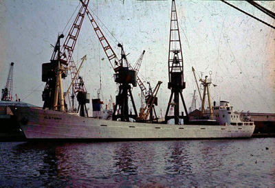 Ship 'Alstern' at Grangemouth docks - Falkirk Council