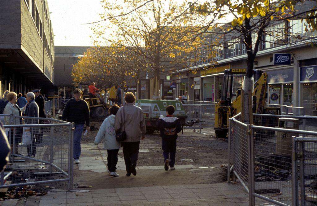 Grangemouth town centre during refurbishment - Falkirk Council