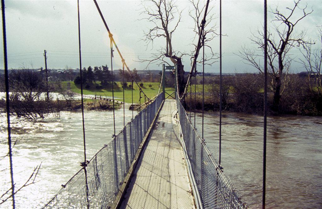River Carron flooding at South Broomage - Falkirk Council