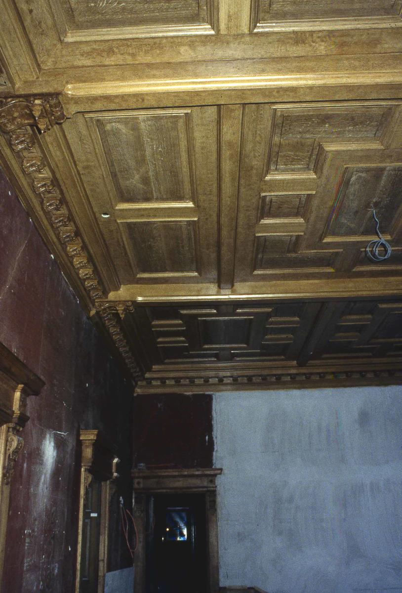 Callendar House during renovations - main staircase - Falkirk Council