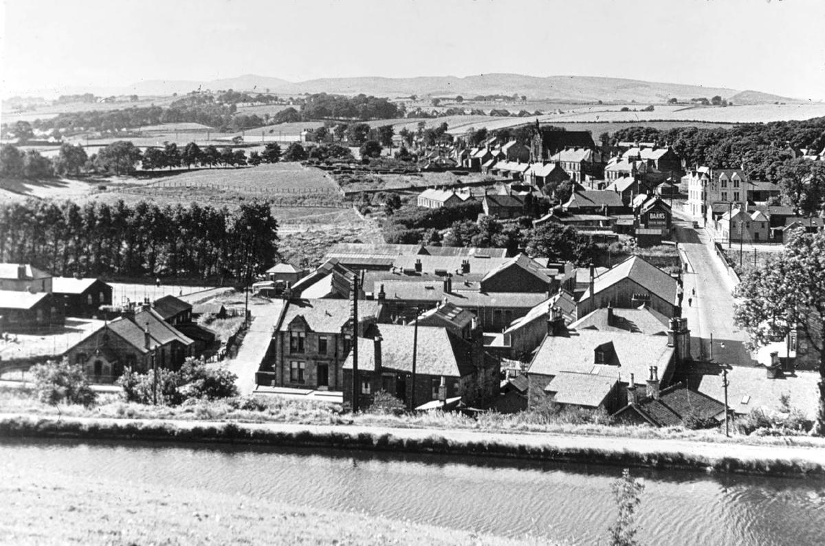 West side of Bonnybridge from Cowden Hill - Falkirk Council