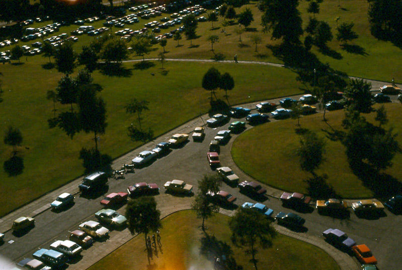 Callendar Estate from block of flats - Falkirk Council