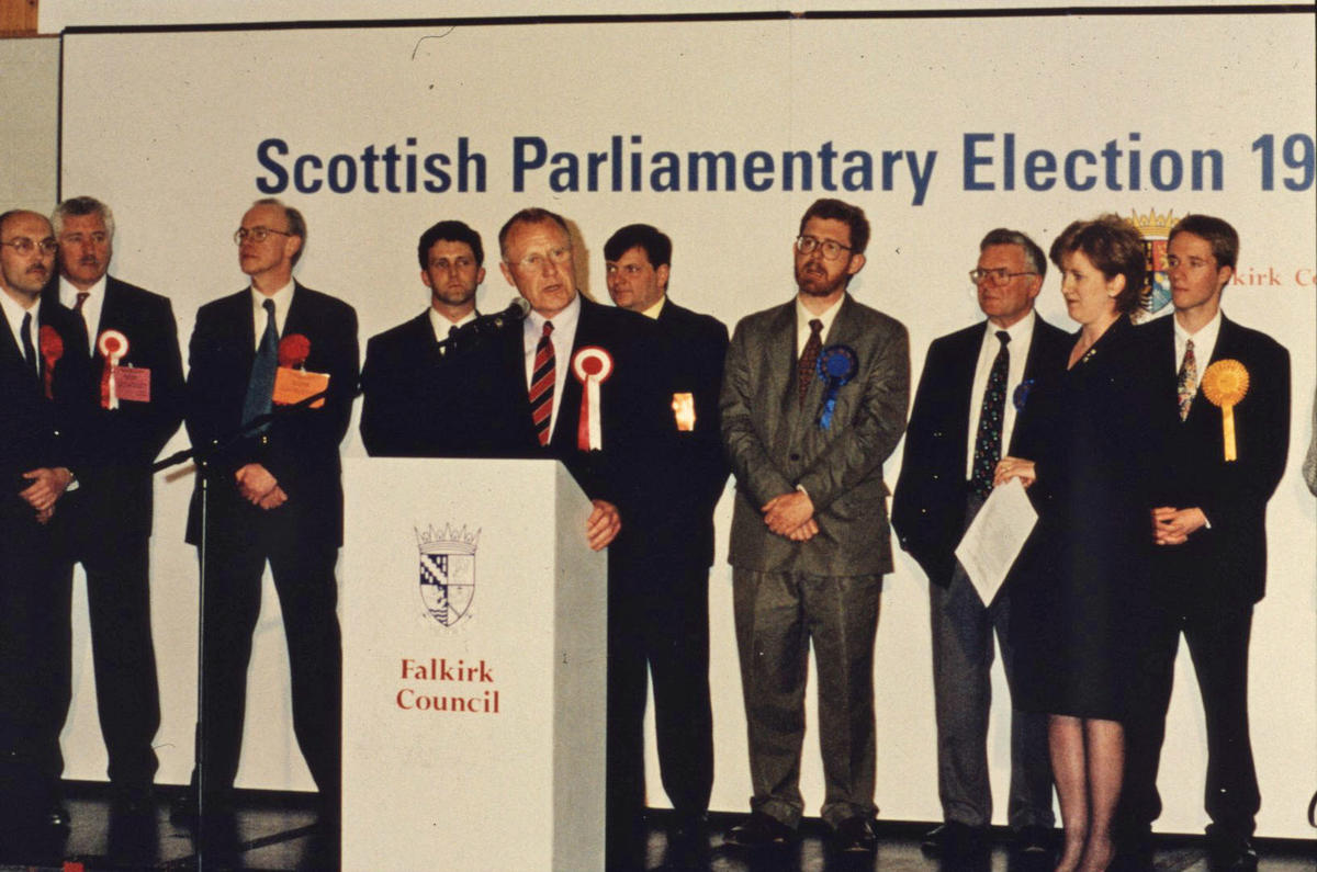 Scottish Parliamentary Election night - Falkirk Council