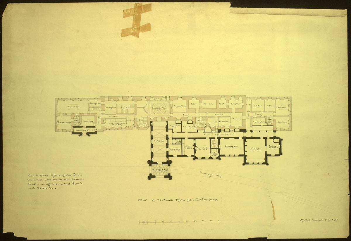 Plan of Callendar House proposed addition - Falkirk Council