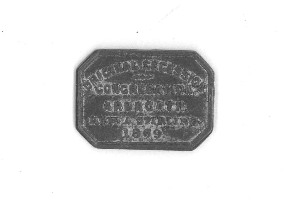 token; communion "Arbroath OSC" - Falkirk Council