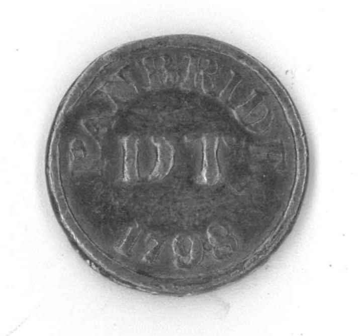 token; communion "Panbride PC" - Falkirk Council