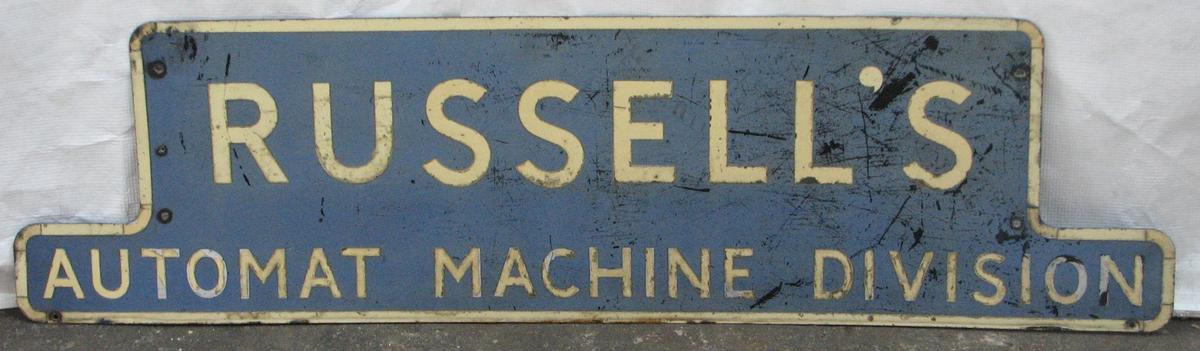 sign; enamelled - Falkirk Council