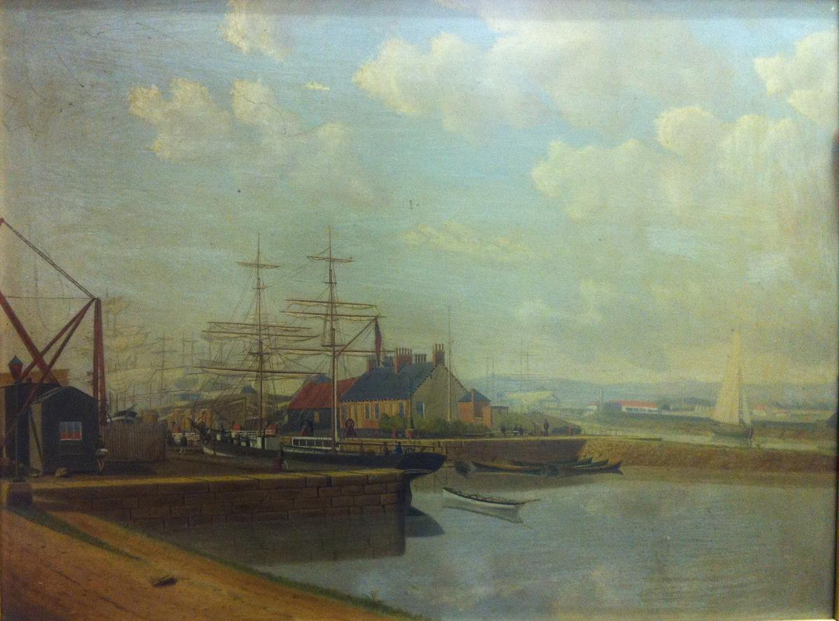 picture "Old Dock Gate, Grangemouth" - Falkirk Council