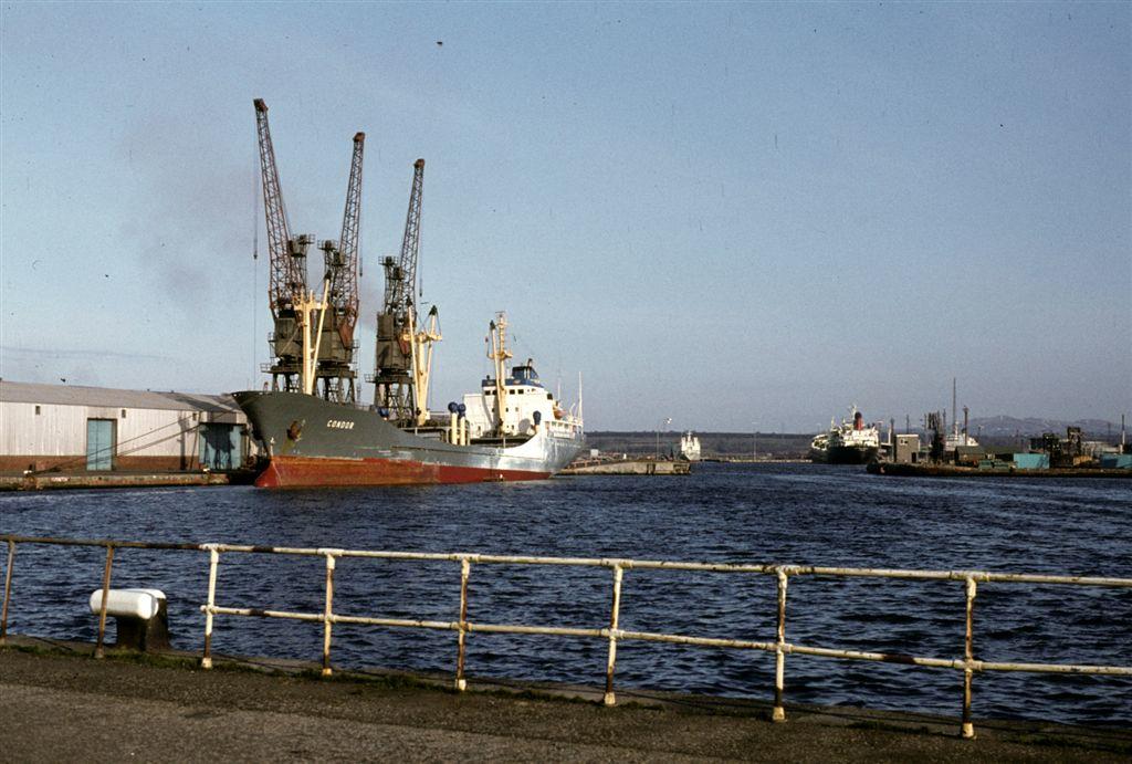 Ship "Condor" at Grangemouth Docks - Falkirk Council