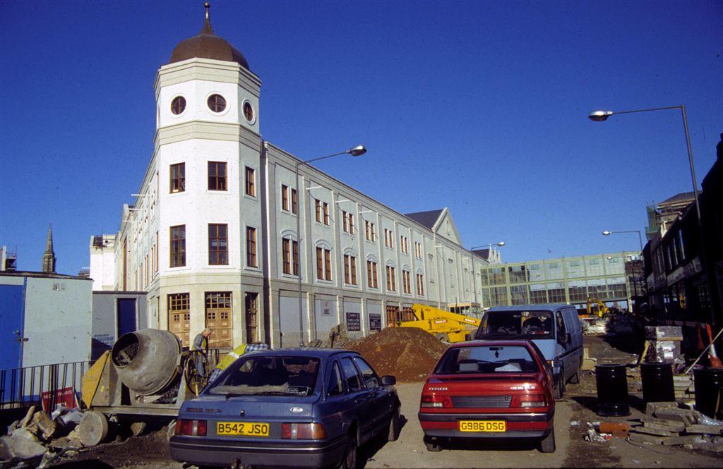 Callendar Square shopping centre, Falkirk, during construction ...